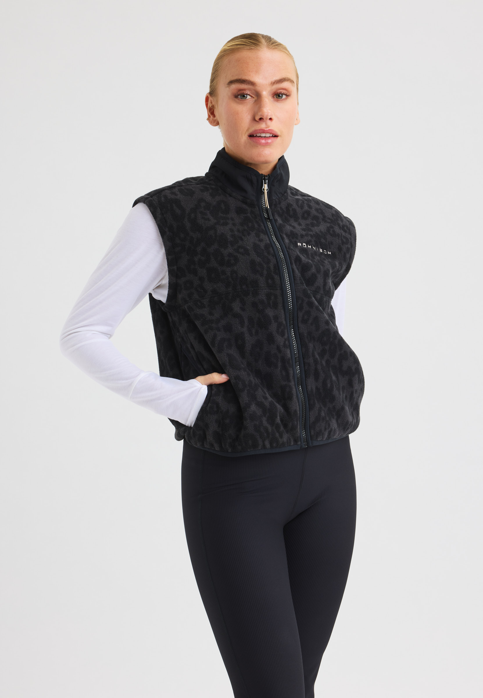 Thermal Zip Up Fleece Vest – Warm fleece vest made from recycled ...