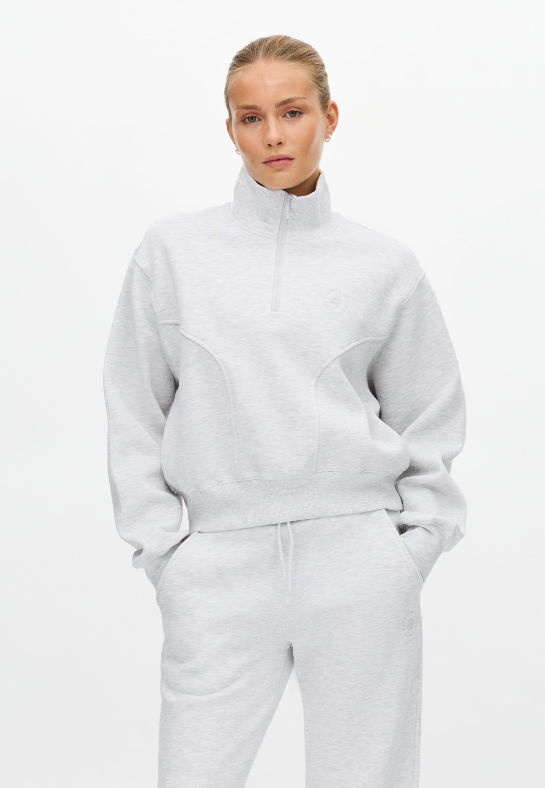 Base Sweat Half Zip - half zip jumper women - Röhnisch | Röhnisch