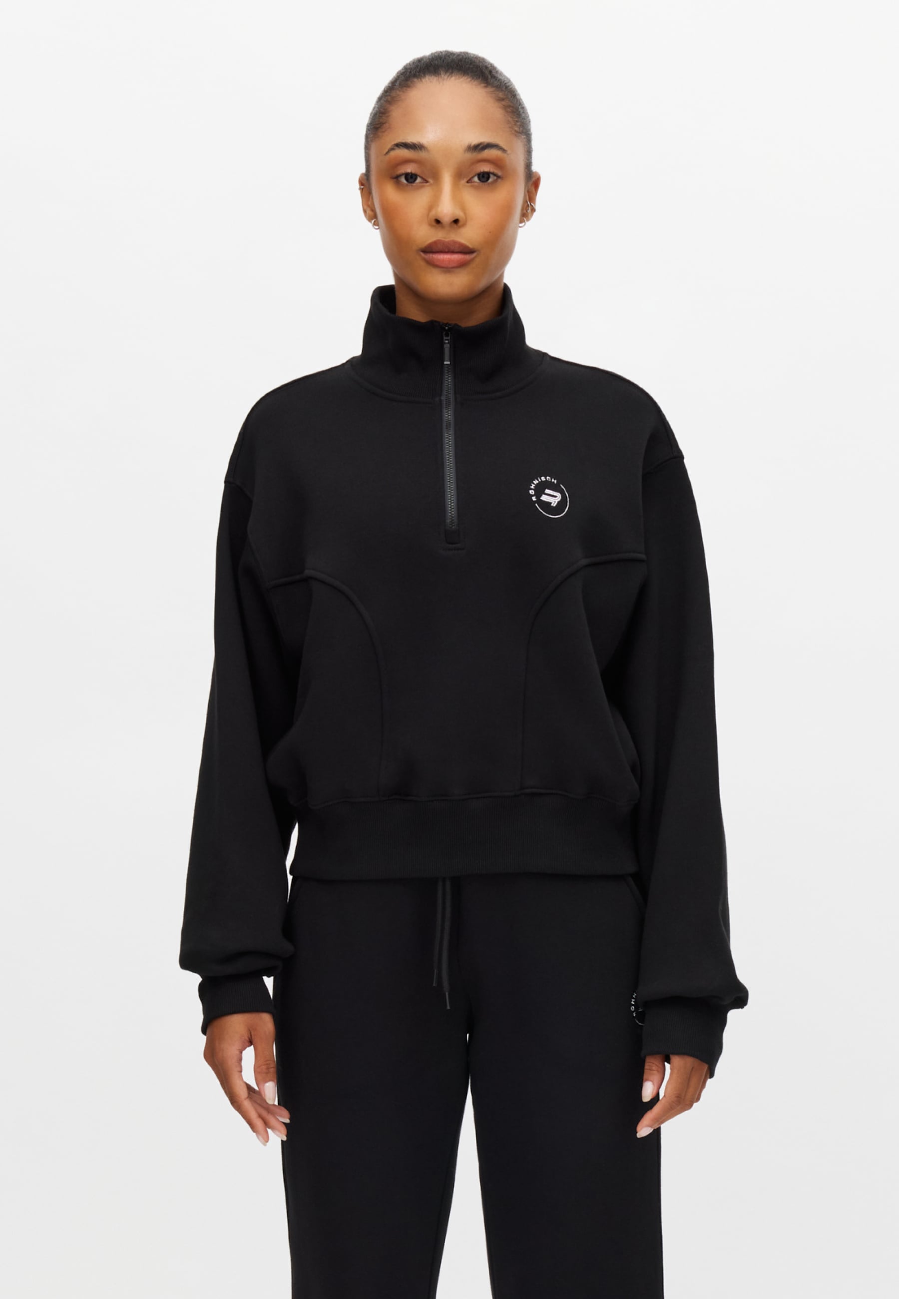 Base Sweat Half Zip - half zip jumper women - Röhnisch | Röhnisch