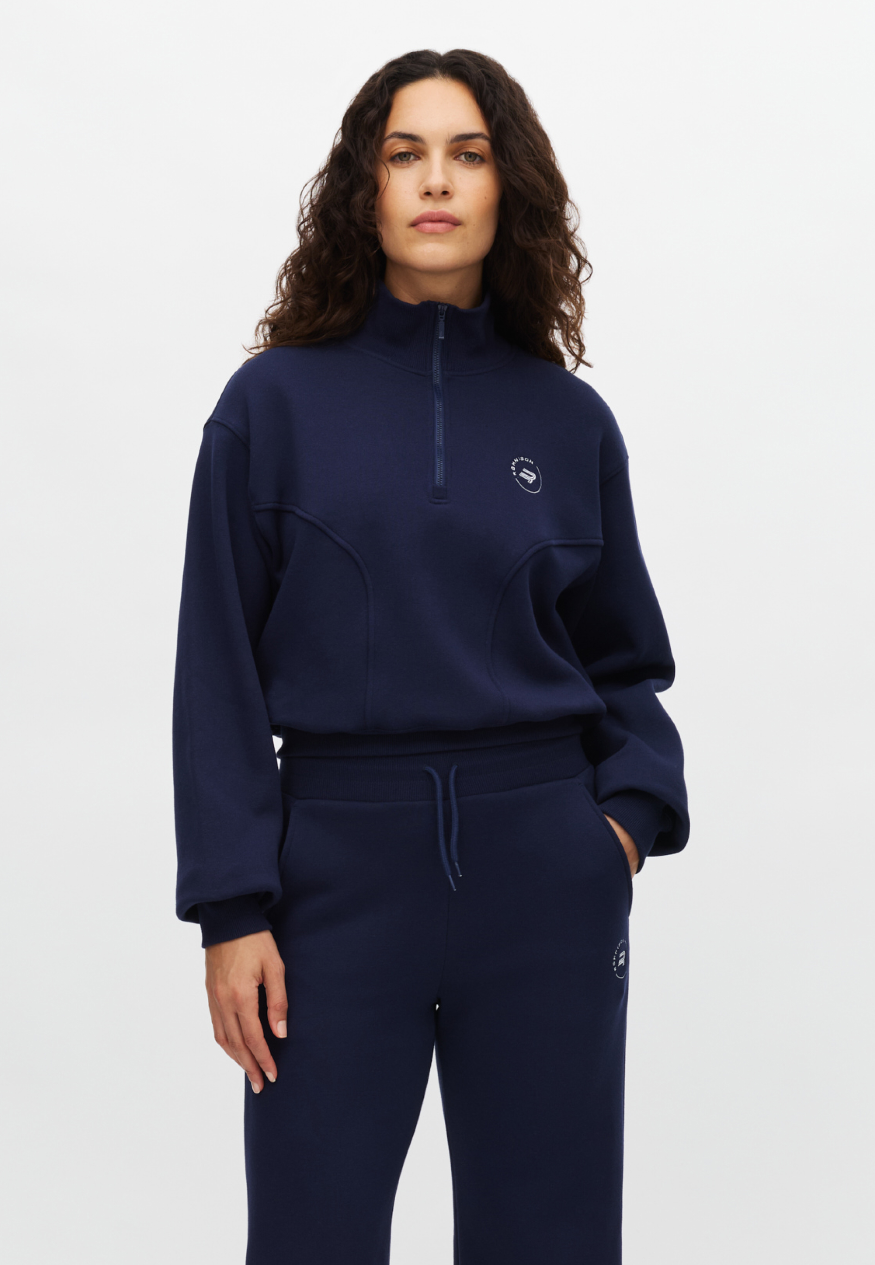 Base Sweat Half Zip - half zip jumper women - Röhnisch | Röhnisch