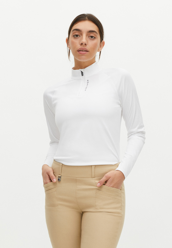 Addy Long Sleeve, White | Röhnisch