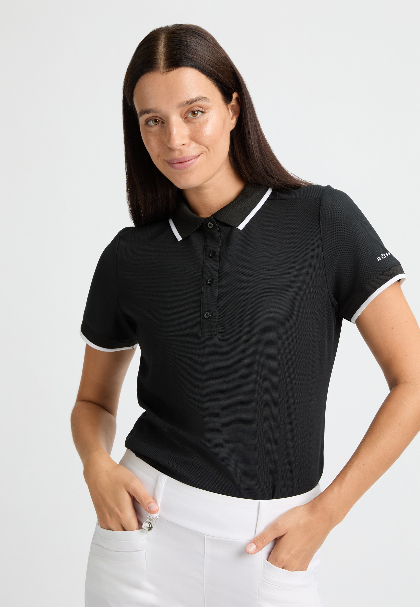 Miriam Poloshirt – Mjuk golfpiké i återvunnet material | Röhnisch