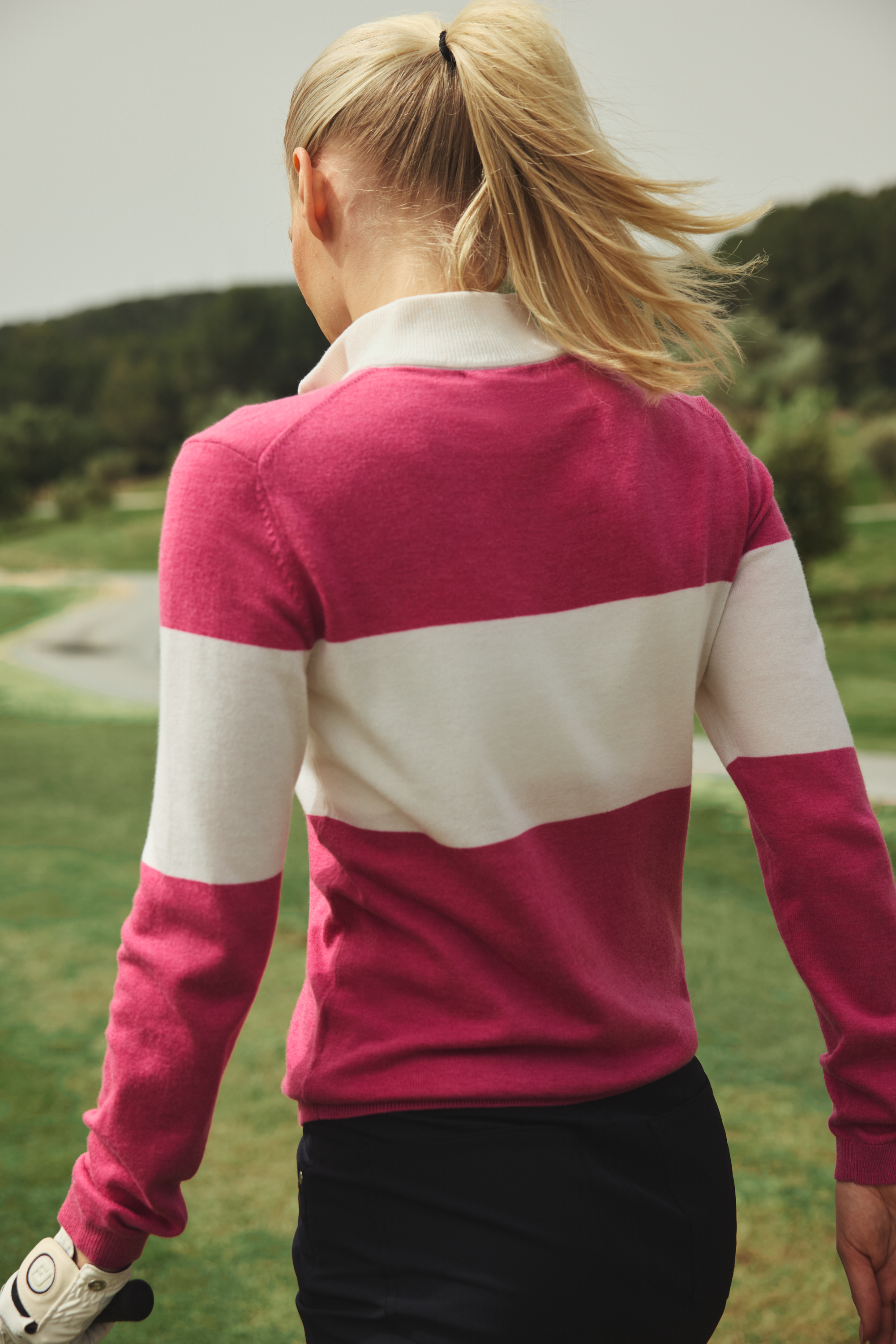 Kora Knitted Half Zip – Knitted golf sweater in merino wool | Röhnisch